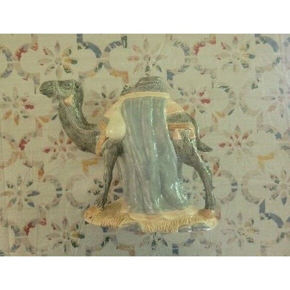 Holiday | Vintage Ceramic Mold Standing Camel Ceramic Nativity Figurine ...